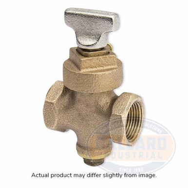 VALVE GROUND KEY STOP & DRAIN T-25 CONV PATTERN 1/2" IPS (LEG-111-213 ...