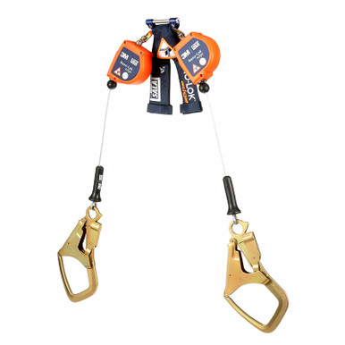 NANO-LOK EDGE TWIN-LEG SELF RETRACTING LIFELINE CABLE 6 FT (MMM-3500271 ...