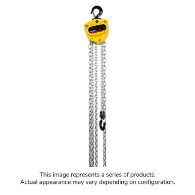 HOIST HAND CHAIN 1/2 TON 15 FT LIFT 13 FT CHAIN DROP (ING-KM050-15-13 ...