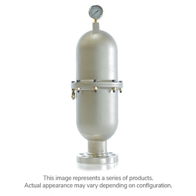 SENTRY PULSATION DAMPENER 2" FNPT 370 CU-IN SS BODY BUNA-N BLADDER AUTO ...