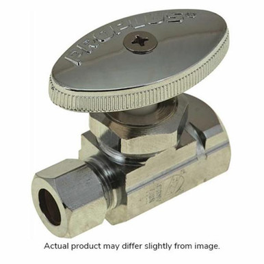 STRAIGHT STOP VALVE 1/2" IPS X 3/8" COMP (DLC-101630) - Ballard Industrial