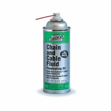 CHAIN AND CABLE FLUID 12 OZ AEROSOL (LUB-L0135-063) - Ballard Industrial