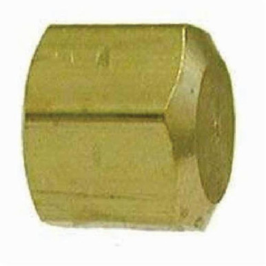 BRASS COMPRESSION FITTING CAP 1/2" (MID-18-049) - Ballard Industrial