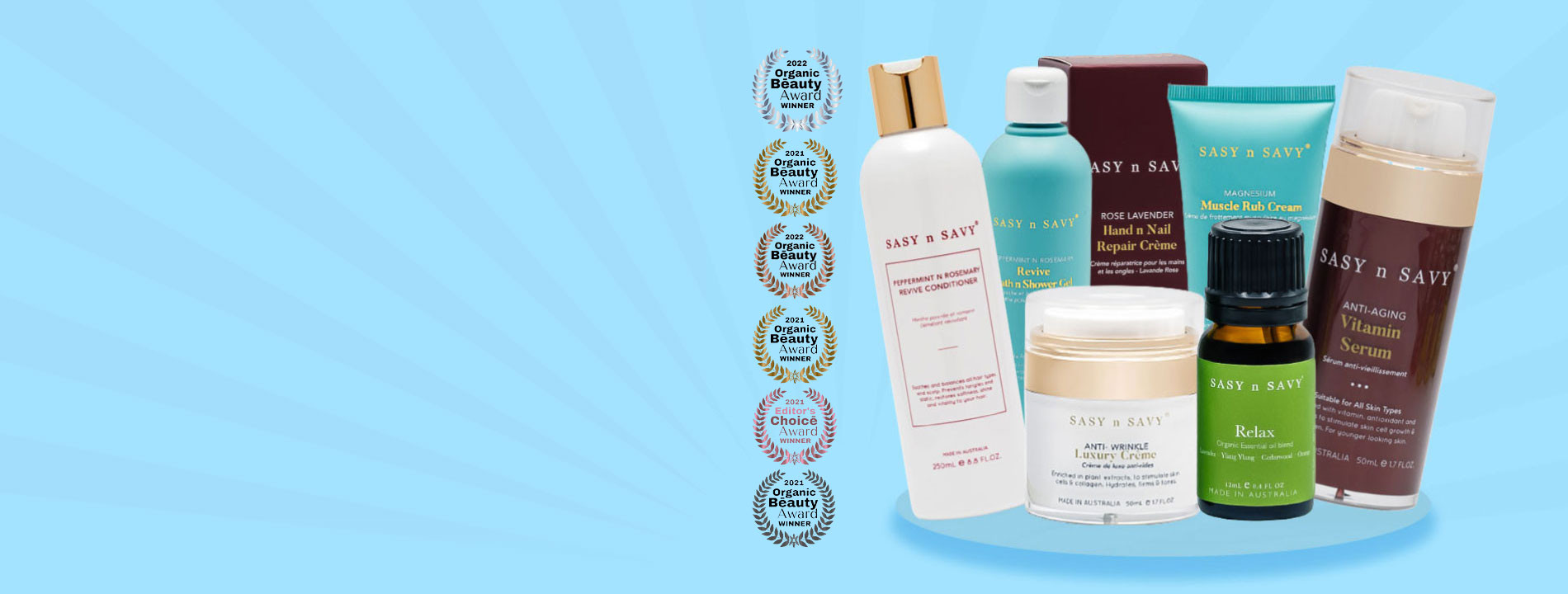 Live Deeply Cosmeceutical-grade serums, moisturisers, cleansers