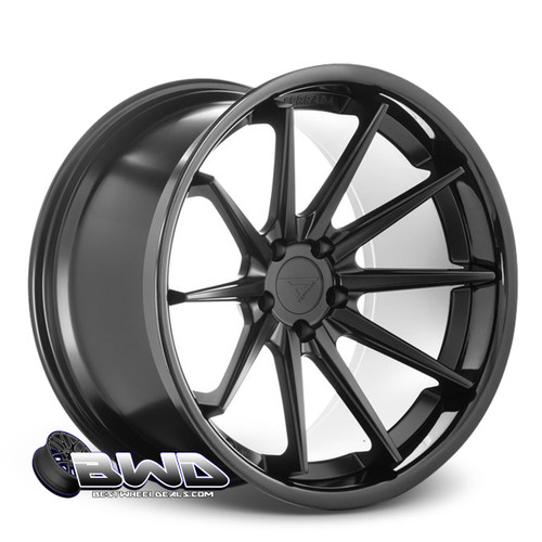 Ferrada FR4 Matte Black with Gloss Black Lip Wheels | BestWheelDeals ...