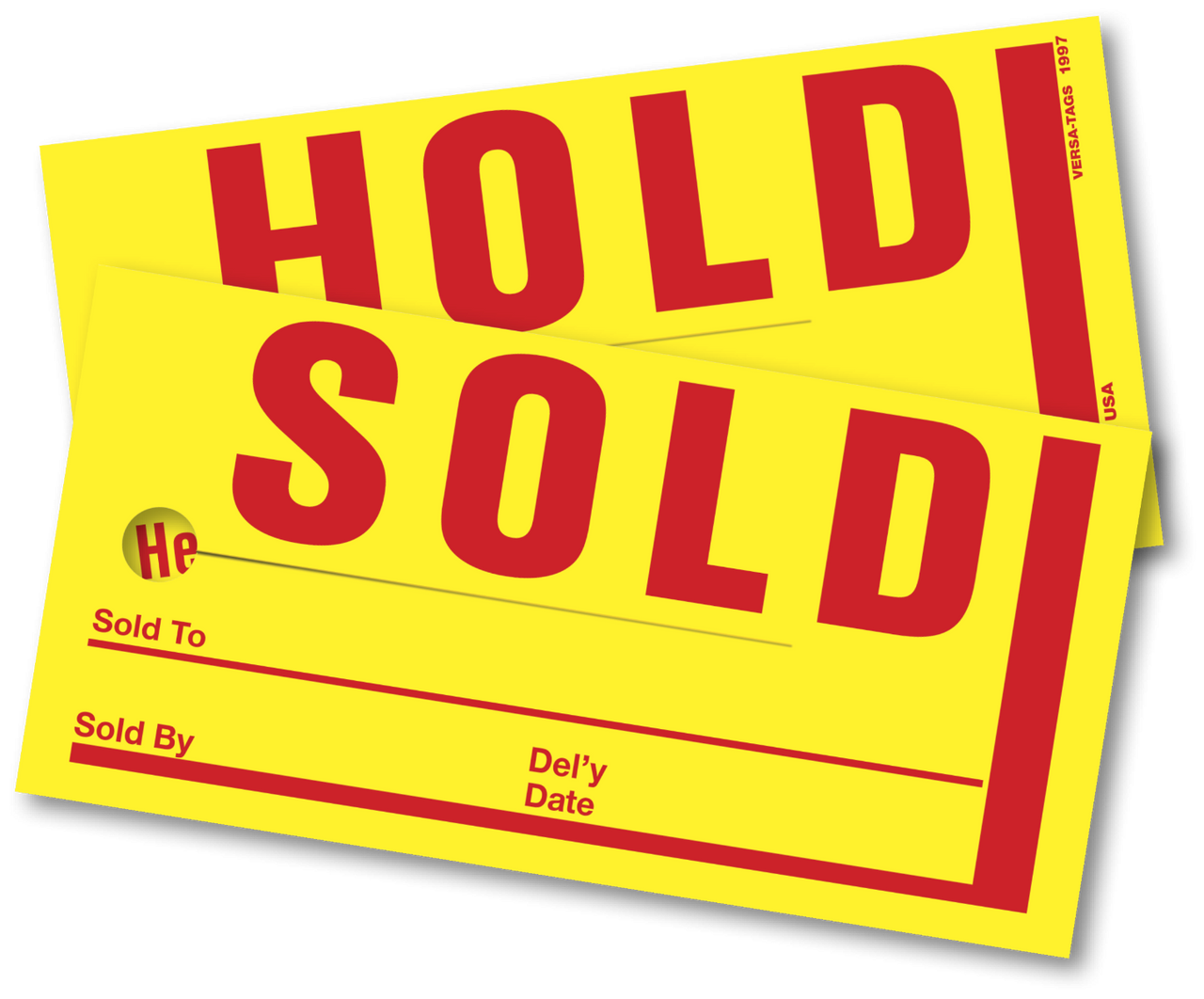 Sold/Hold Tags - Karn Automotive Products