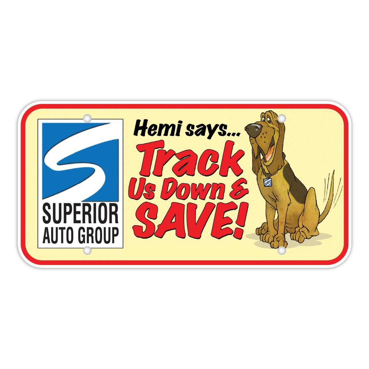 Polyethylene Auto Plates - Custom Printed - Karn Automotive Products