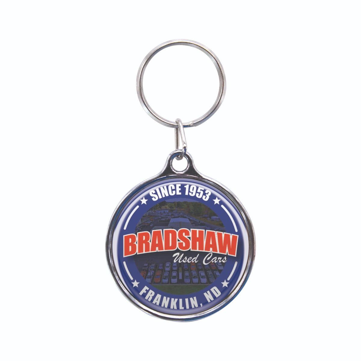 Domed Chrome Plated Key Tags - Karn Automotive Products