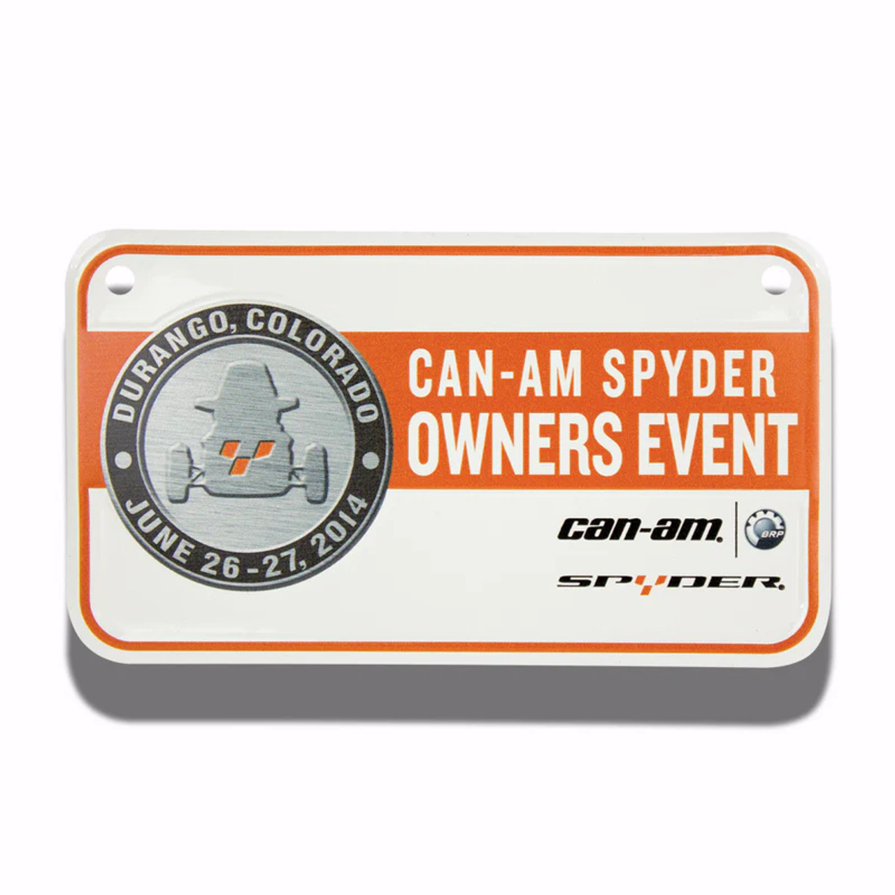 Embossed Aluminum Metal Motorcycle Plates - Karn Automotive Products