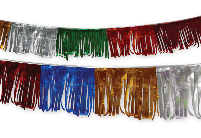 Metallic Streamers - Multi-Color