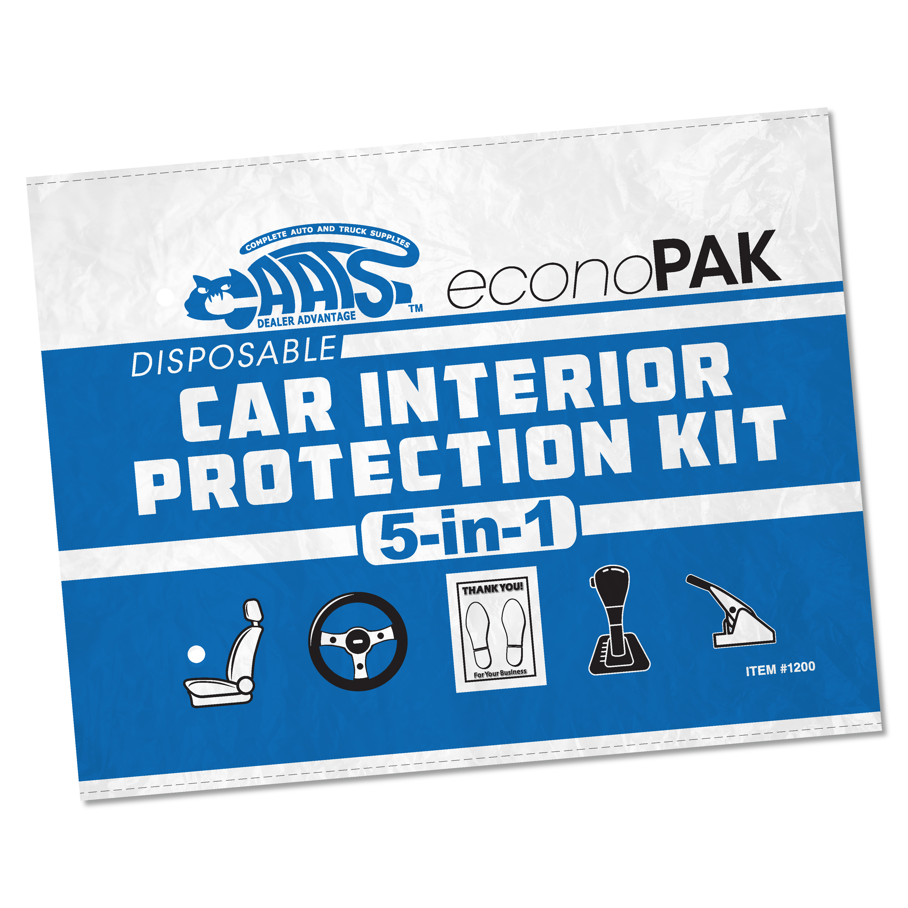 5-in-1 Interior Protection CAATS EconoPAK (50) - Karn Automotive Products