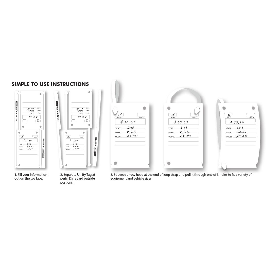 V-T Utility Tags - Karn Automotive Products