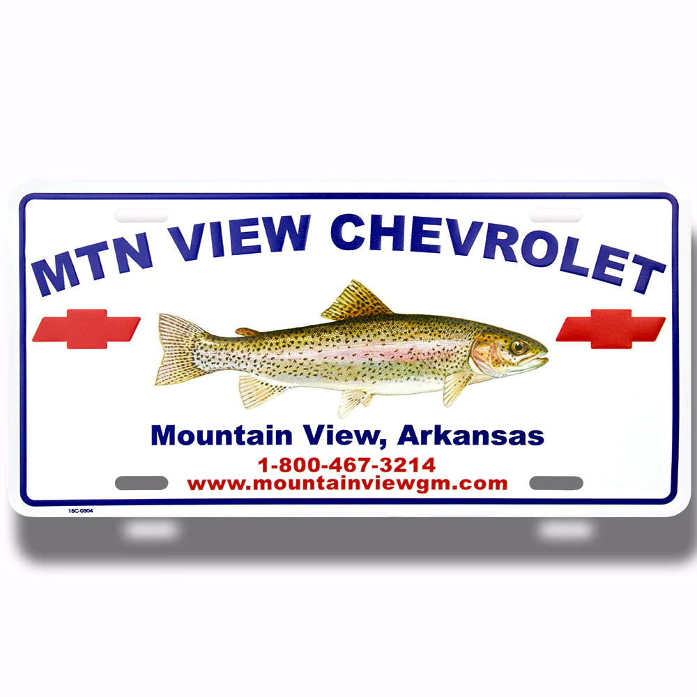 Embossed Aluminum Metal License Plates - Karn Automotive Products