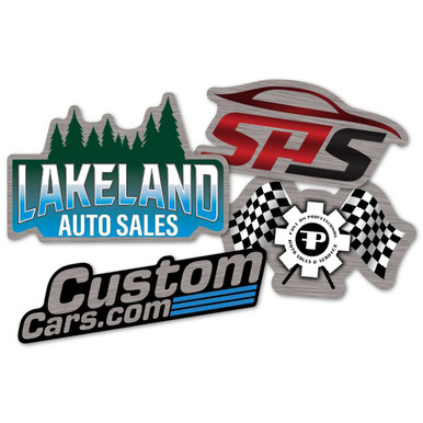 Custom Brushed Chrome Decals - Karn Automotive Products