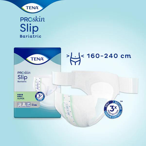 Tena Stretch Bariatric XXL, Super, 7 Drops Single - Mack n Me Mobility ...