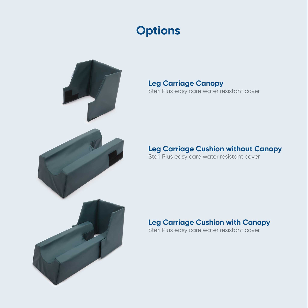 Leg Carriage Cushion with Canopy Steri Plus - Mack n Me Mobility Solutions