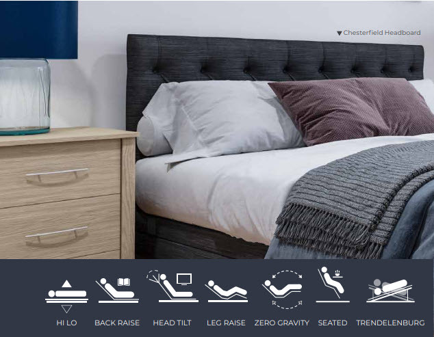 ComfiMotion Activ Care Adjustable Bed - Mack n Me Mobility Solutions