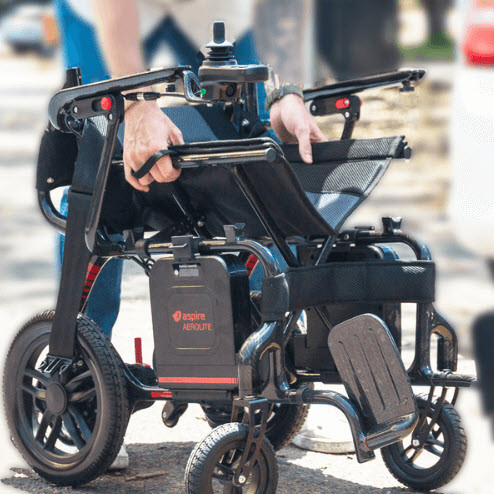 Powerchair Side Folding - Aerolite - Mack n Me Mobility Solutions