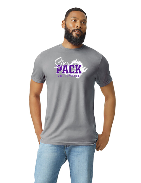 6PVBA-001 - Six Pack VB Gildan Softstyle Tee - Adult