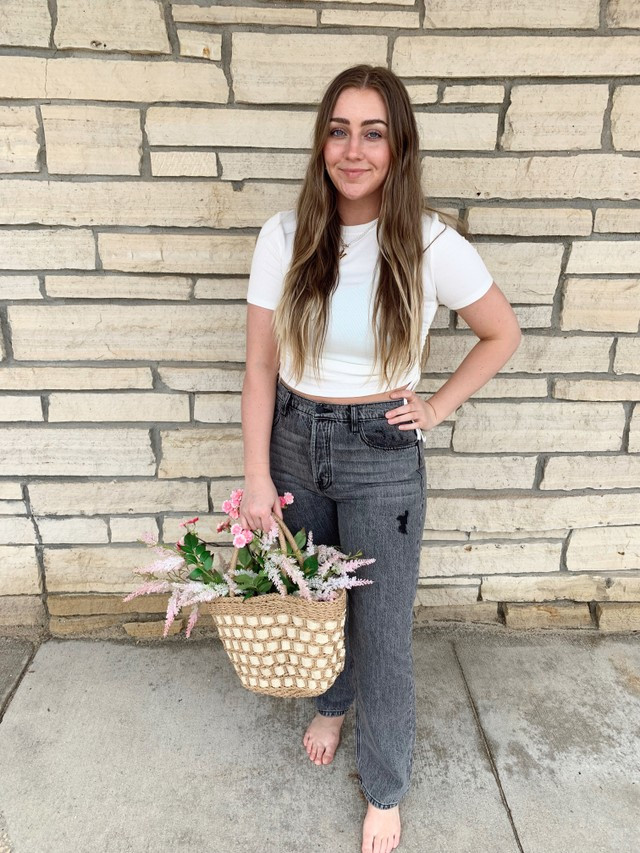 Rome Crop Rib Top - Just For You