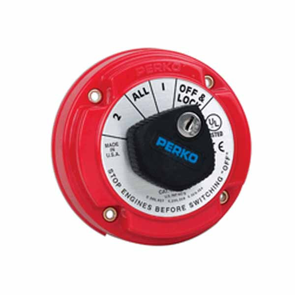 Locking Battery Switch W/Alt Disc - Boat Electricals