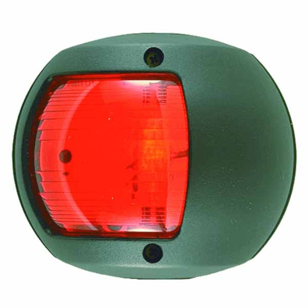 12V Black Side Light Red - Boat Electricals