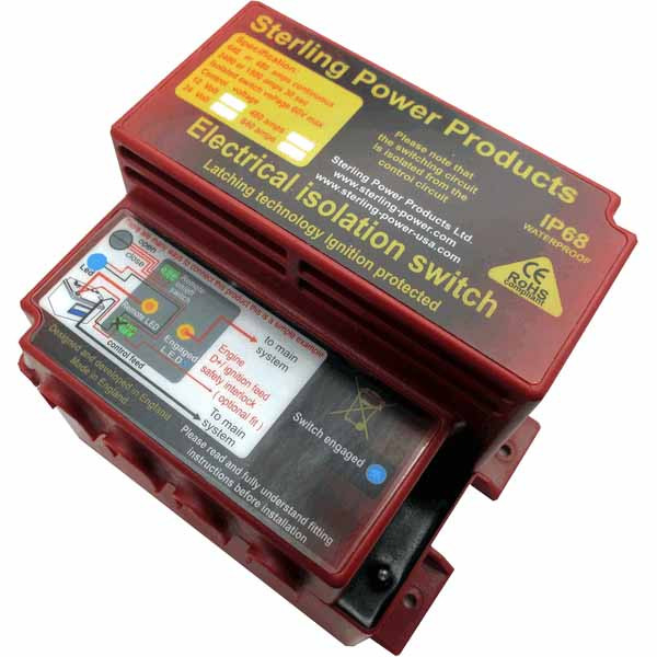 Latching Battery Isolator Key Operated Switch - Boat Electricals