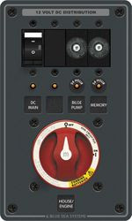 Blue Sea Dual Batt Main Distribution Panel - Boat Electricals