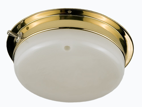 Classic Led Cabin Light - Brass - Boat Electricals