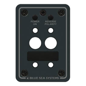Blue Sea Panel Blank Double A-Series - Boat Electricals