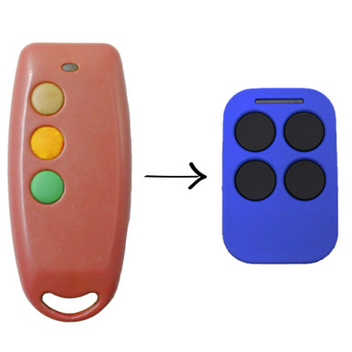 Q-Tron 3 Button Compatible Remote - Secure Your World Pty Ltd