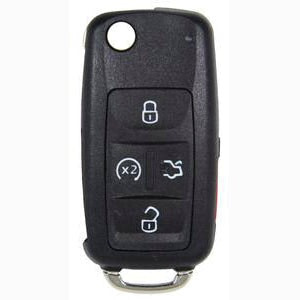 5 Button HU66 Flip Key Housing to suit Volkswagen - Secure Your World ...