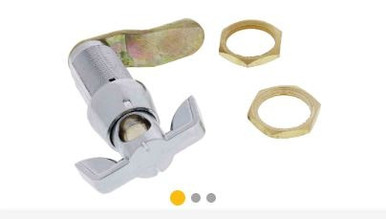 Wing Clutching Cam Lock for Padlock, 38mm Cam, Chrome Plate - Secure ...