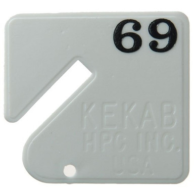 HPC Key Cabinet Tags Numbered 161-180 - Secure Your World Pty Ltd