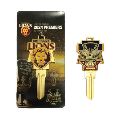 Creative Keys Brisbane Lions Premiers 2024 Limited Edition House Key ...