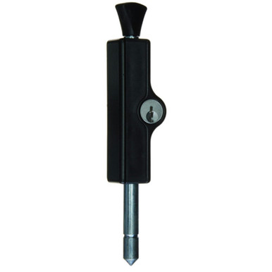 Whitco Key Operated Locking Patio Bolt -Black - Secure Your World Pty Ltd