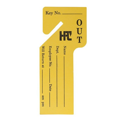 HPC Key Cabinet Key Out Tags-Pack 100 - Secure Your World Pty Ltd