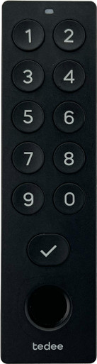 Tedee Keypad PRO - BLACK - Secure Your World Pty Ltd