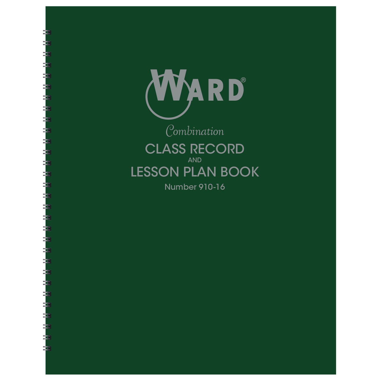 Ward Combination 9-10 Week Class Record + 6 Period Lesson Plan Book ...