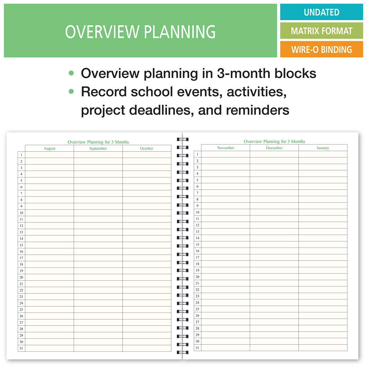 Nursing School Planner Elan Publishing Student Academic Planner 8.5 X ...