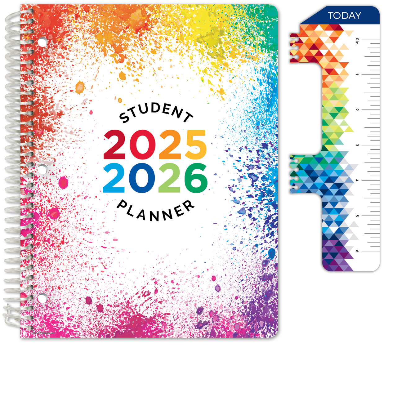 Elementary Student Planner AY 2025-2026 - Block Style - 8.5"x11" (Paint ...