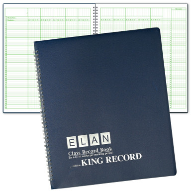 Oversize Record Book for 6-10 Weeks; Extra-large Squares (1/4") 42 ...