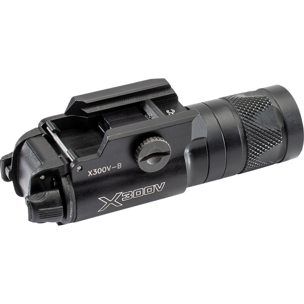 SUREFIRE X300V-B WEAPONLIGHT - INFRARED / WHITE LED HANDGUN WEAPONLIGHT ...