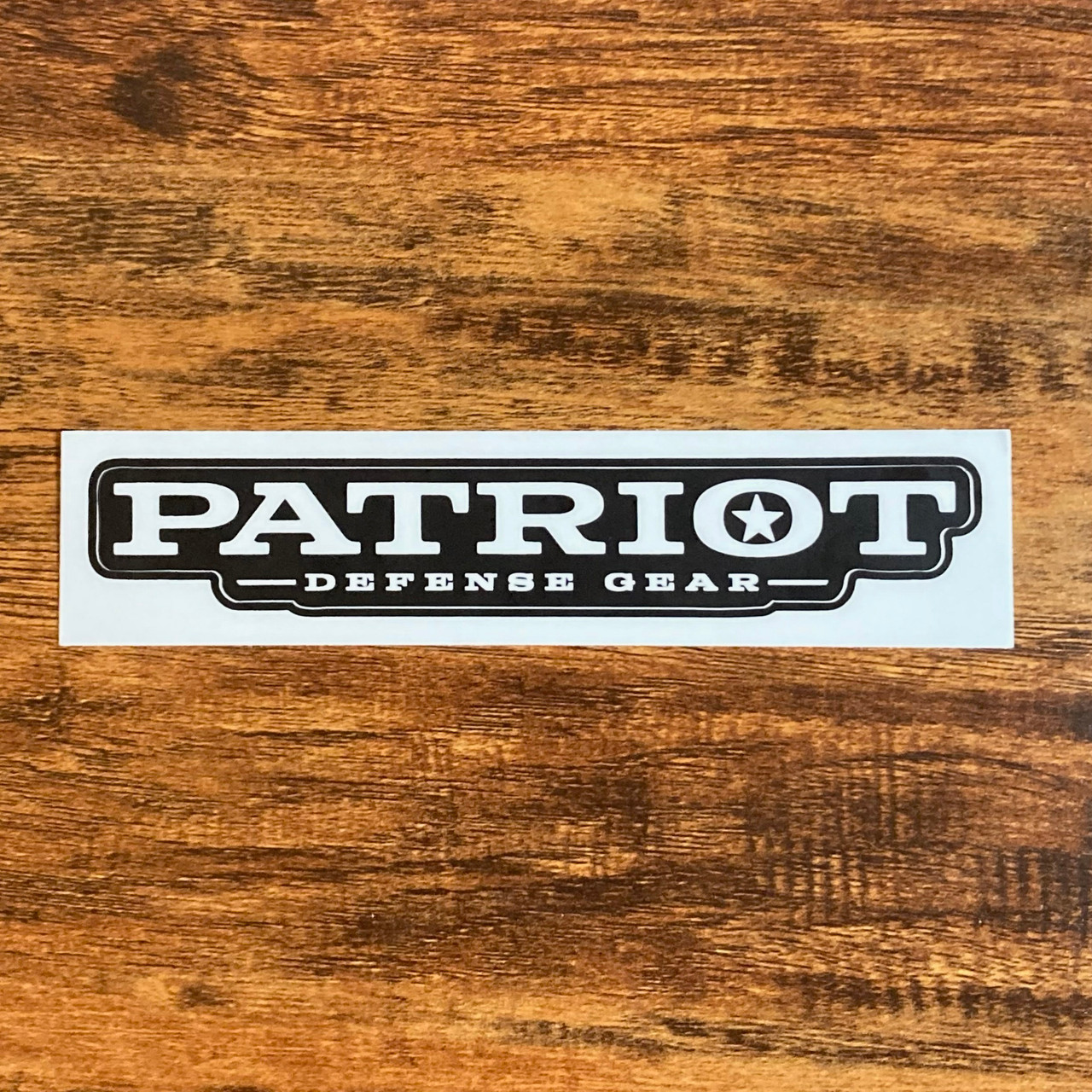 PATRIOT DEFENSE GEAR LOGO STICKER