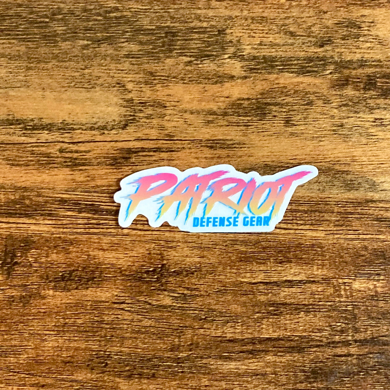 PATRIOT DEFENSE GEAR RETRO STICKER