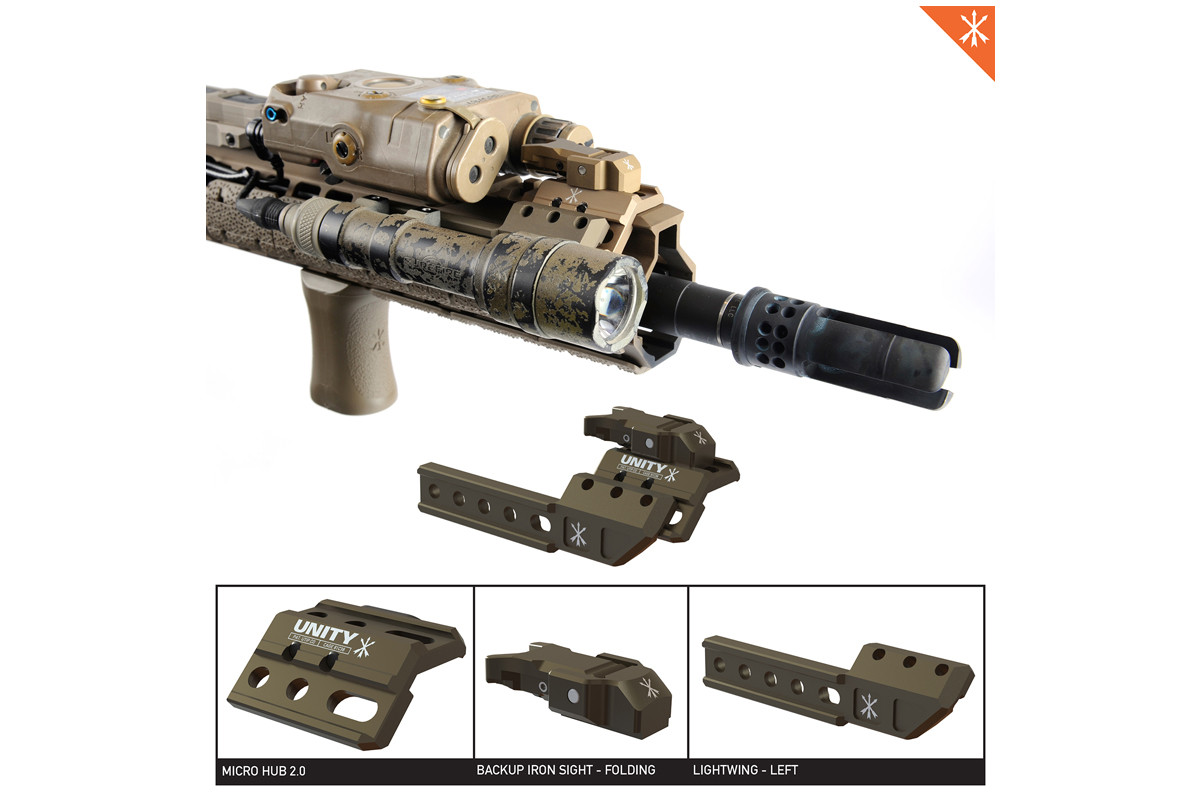 UNITY TACTICAL FUSION™ BACKUP IRON SIGHT – FOLDING