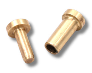 Cutlers Rivets Brass x 10 - Nordic Edge