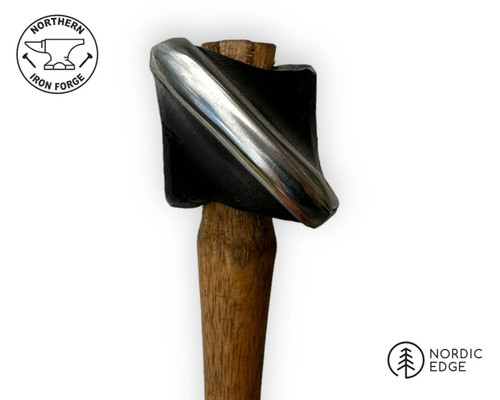 Diagonal Peen Hammer, 2.5 LBS, Northern Iron Forge, LEFT handed ...