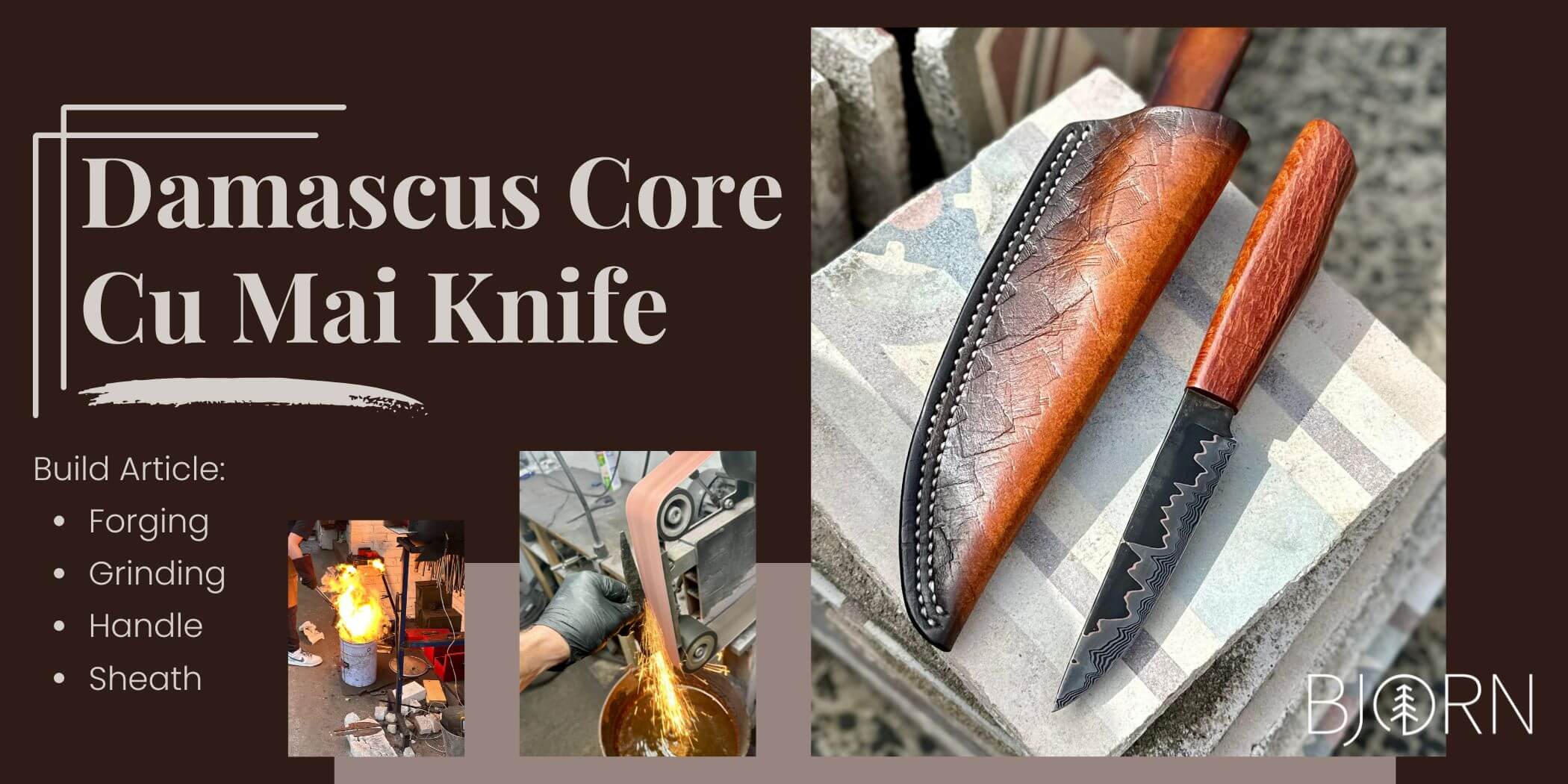 Build Article: Damascus CuMai Knife - Nordic Edge
