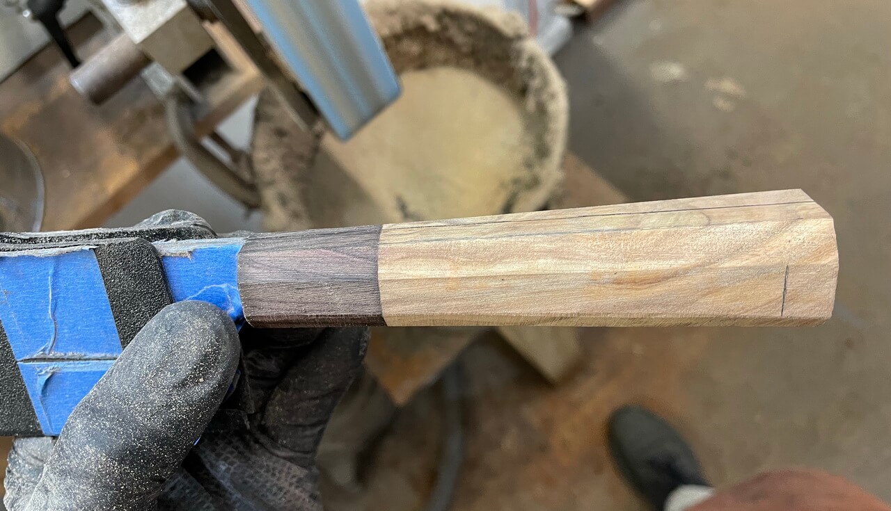 Simple way to make Wa handle shape - Nordic Edge